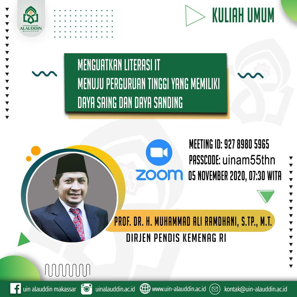 Dies Natalis UIN Alauddin yang Ke-55, Prof Hamdan Juhannis Hadirkan ... Dies Natalis UIN Alauddin yang Ke-55, Prof Hamdan Juhannis Hadirkan ...