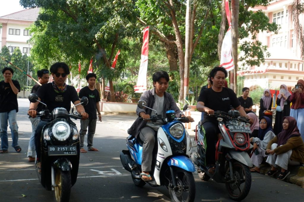Lomba Pelan Motor Jadi Semarak Kemerdekaan Dema FAH - Washilah